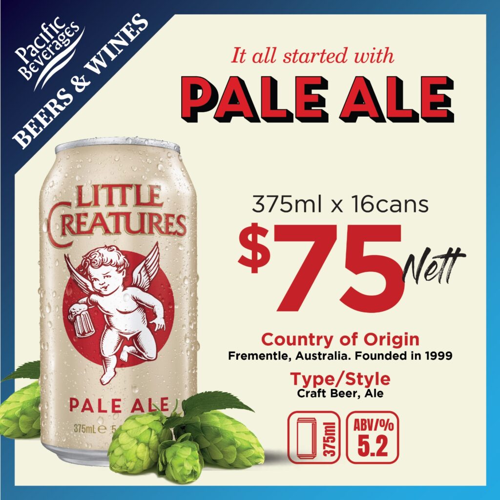 BW07(A). Little Creatures Pale Ale (375ML x 16 CANS) - Pacific ...